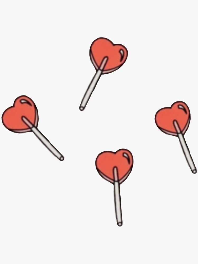 "Heart Lollipop Sticker Pack" Sticker for Sale by neharikar2106 | Redbubble