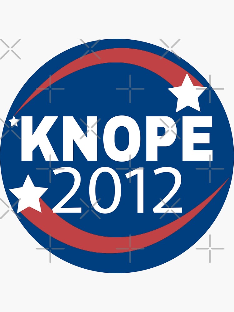 "Vote For Knope 2012" Sticker for Sale by sjwat | Redbubble