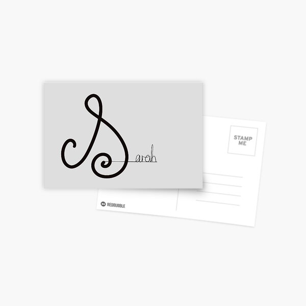 Sarah Font Stationery | Redbubble