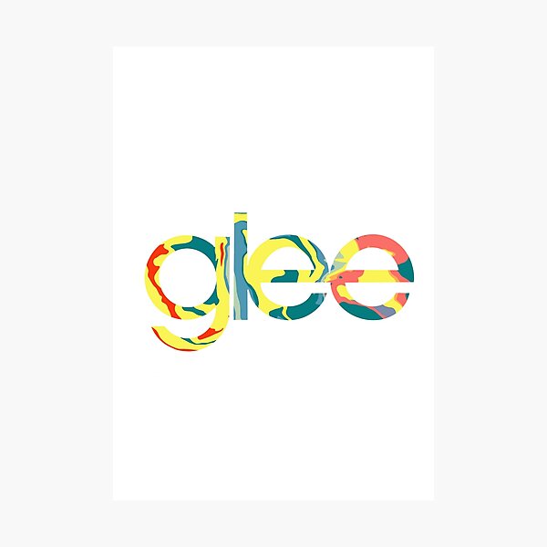 "Liquified Glee Logo" Photographic Print for Sale by MMINK4520 | Redbubble