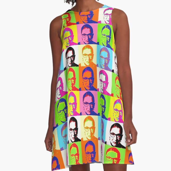 "RBG Superstar" A-Line Dress for Sale by Thelittlelord | Redbubble