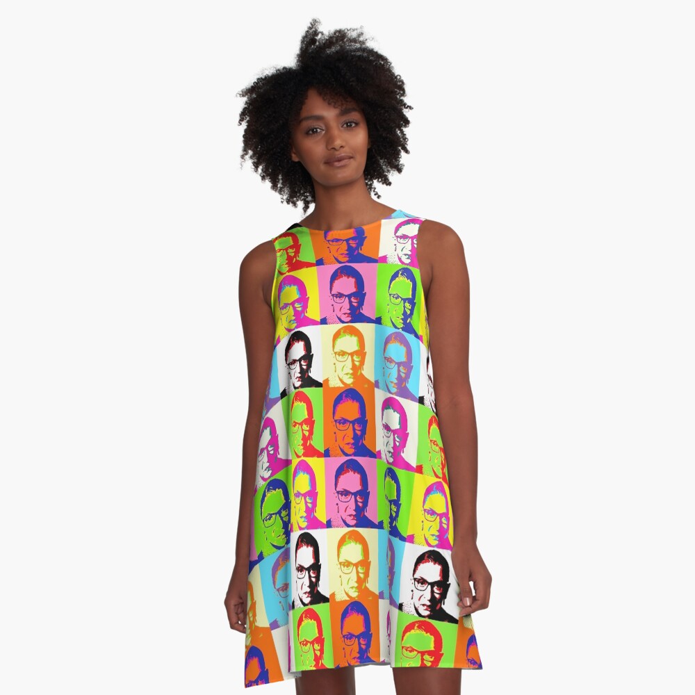 "RBG Superstar" A-Line Dress for Sale by Thelittlelord | Redbubble