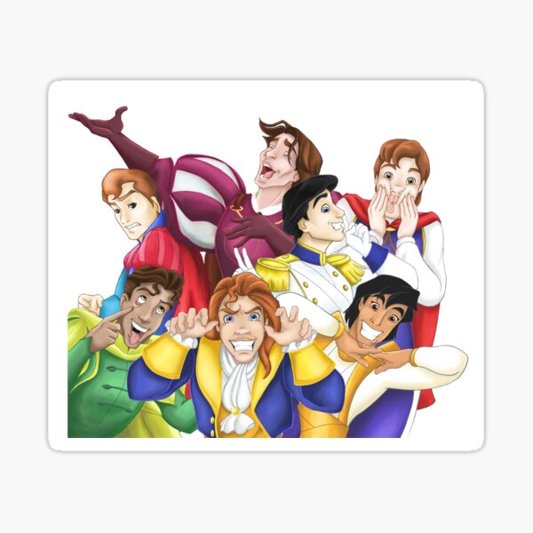 "Silly Prince Pose" Sticker for Sale by stacree | Redbubble