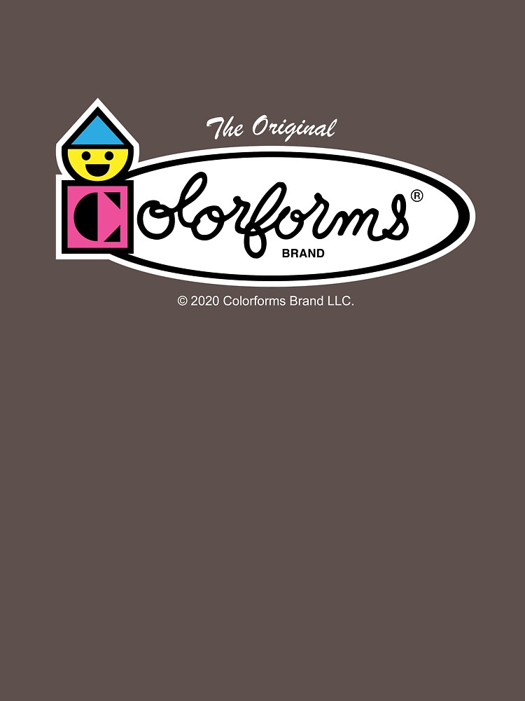 "Colorforms Logo (Color with White)" T-shirt by colorformsmerch | Redbubble