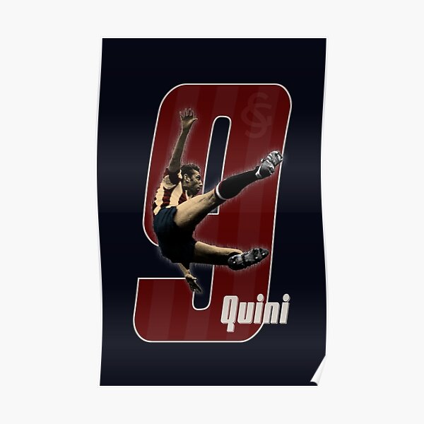 "Quini - Sporting" Poster by Angelbeach | Redbubble