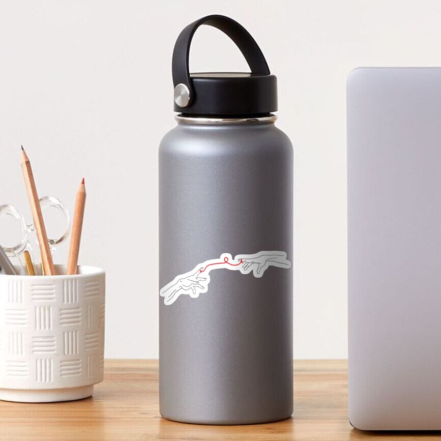 "Kimi No Na Wa (Your Name) - Red Thread/String" Sticker for Sale by ...