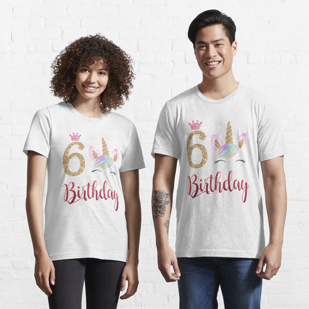 "6th Birthday Unicorn Dabbing, 6 Years Old, 6th Birthday Unicorn ...