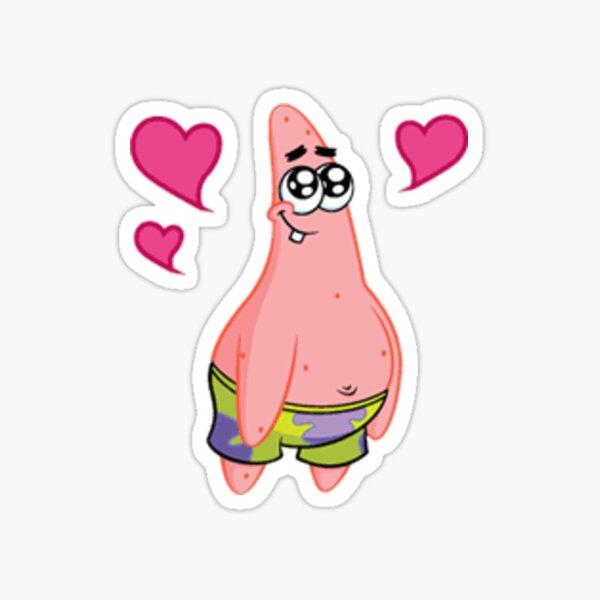 "Loving Patrick" Sticker for Sale by Lyra-0x | Redbubble