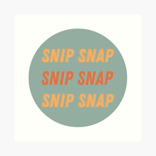 "Snip Snap Michael Scott - The Office" Art Print for Sale by makeupaura ...