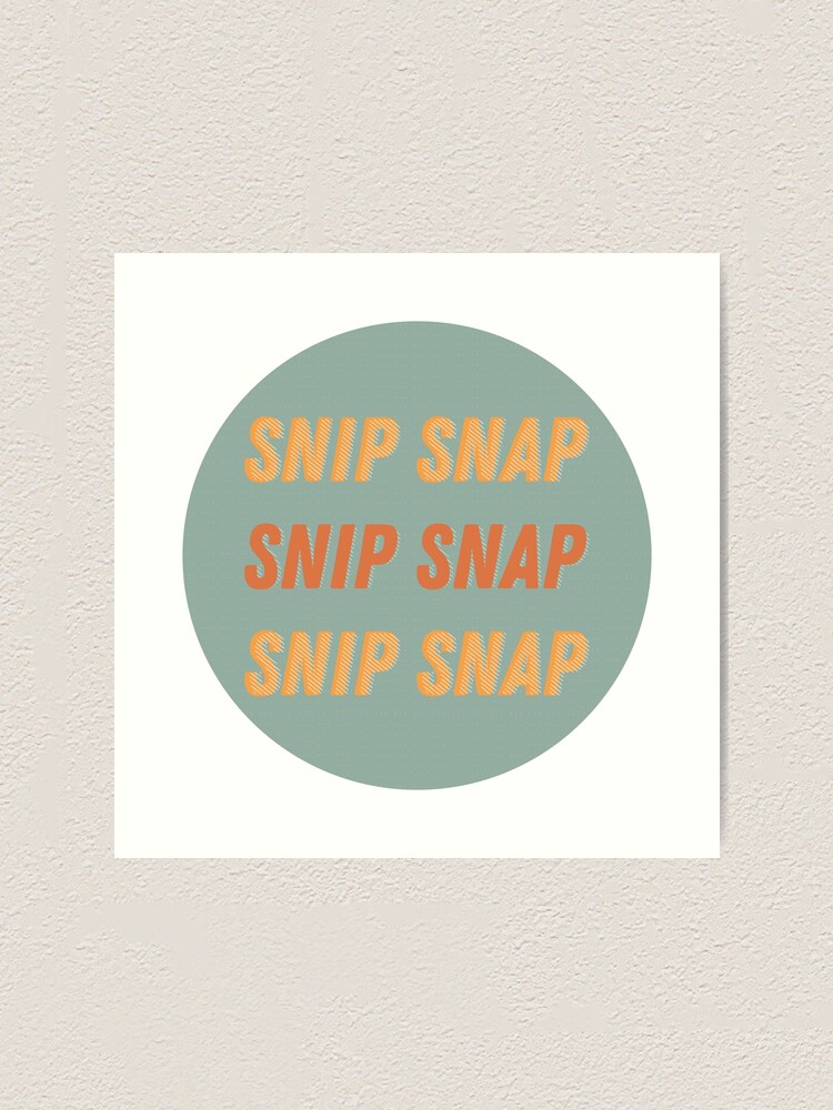 "Snip Snap Michael Scott - The Office" Art Print for Sale by makeupaura ...