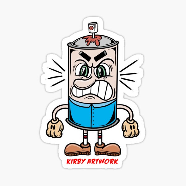 "Spray Paint" Sticker by kirbyartwork | Redbubble