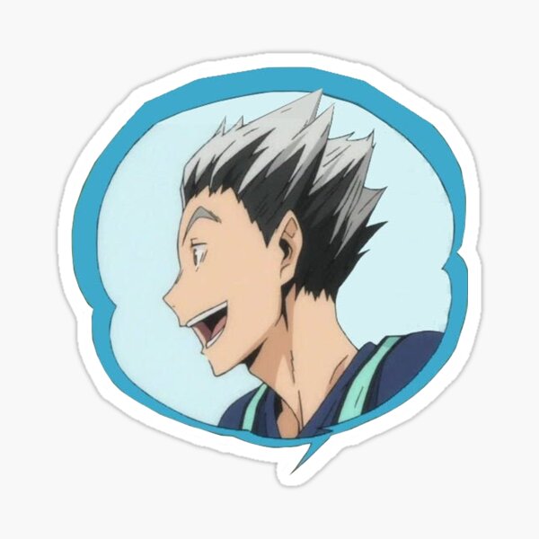 "Haikyuu! Bokuto" Sticker by luvveriva | Redbubble