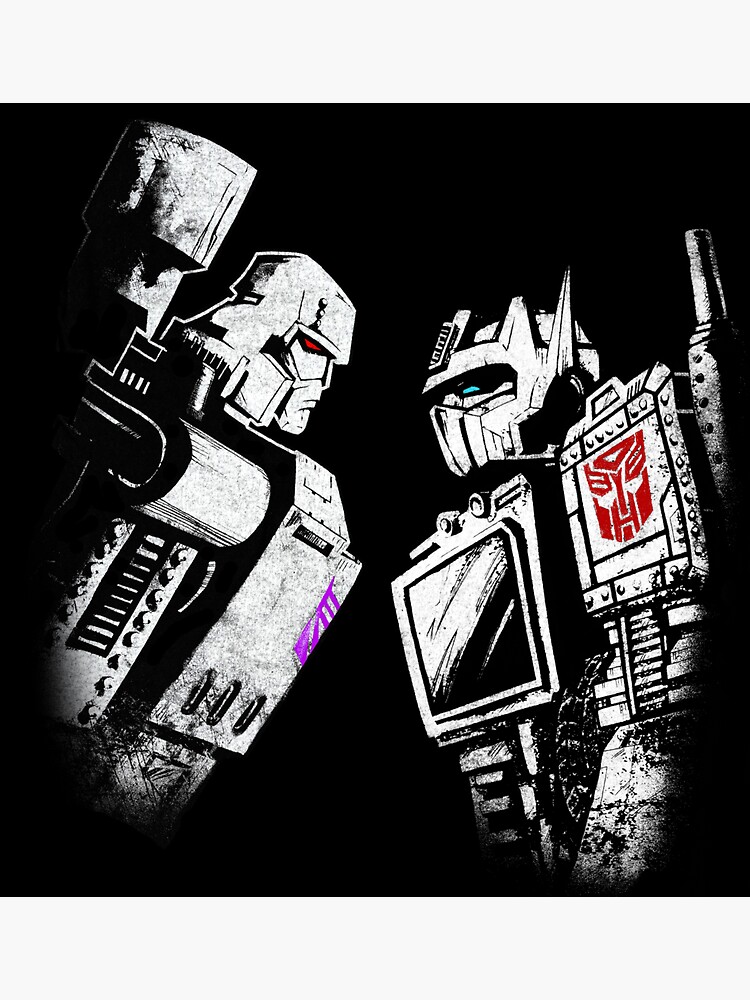 "optimus prime megatron transformers color" Sticker by ragingnin77 ...