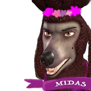 "Princess and the Pauper - King Midas in his flower crown" Sticker for ...