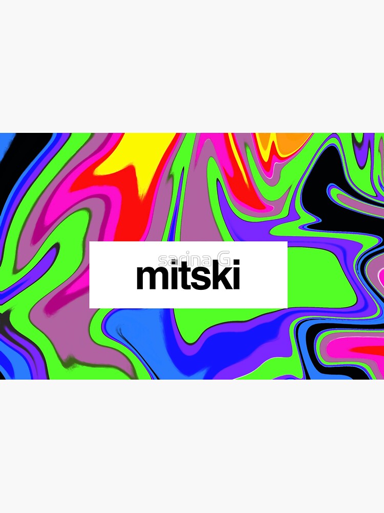 "mitski redbubble poster" Sticker by SarinaGounden | Redbubble