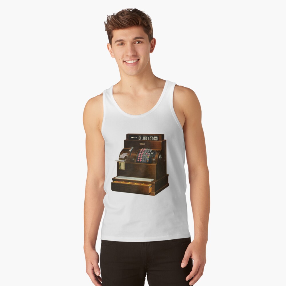 "Vintage cash register" Sticker for Sale by kustom | Redbubble