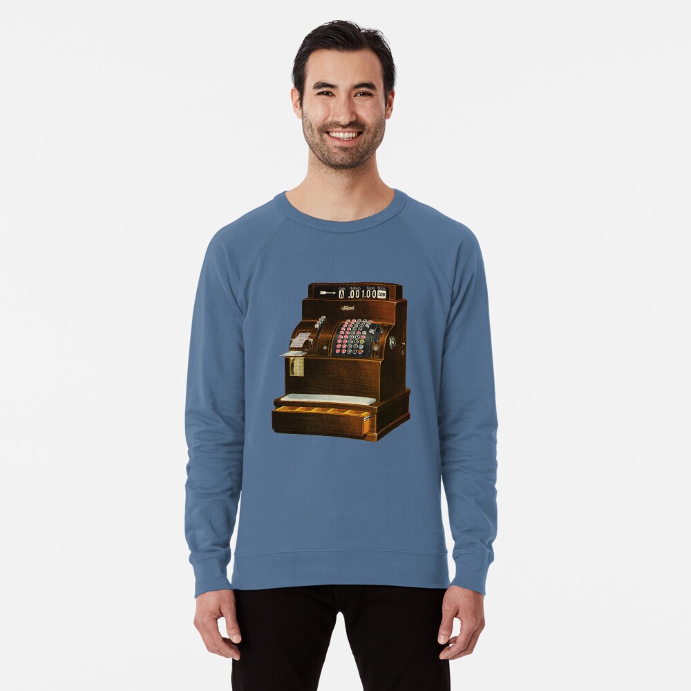 "Vintage cash register" Sticker for Sale by kustom | Redbubble