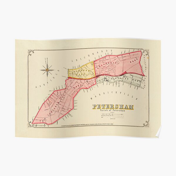 "Petersham Map (Parish of Petersham 1899) – Inner West Address Map ...