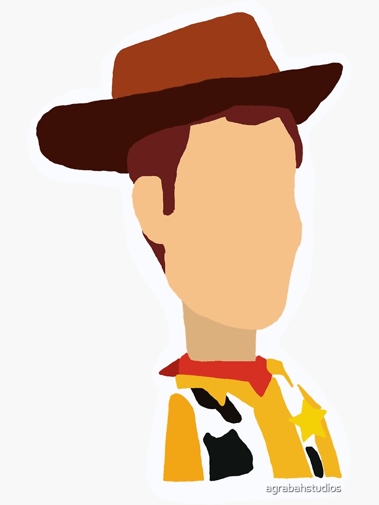"Woody" Sticker for Sale by agrabahstudios | Redbubble