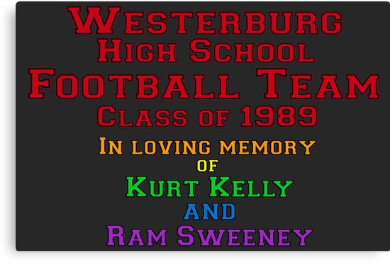 "Westerburg High School Football" Canvas Print by blue-jay- | Redbubble
