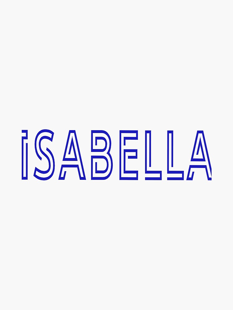 "Isabella ( keep in mind this mask has the name Isabella on it you ...