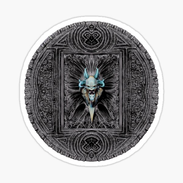 "Hell Bound Demon Totem" Sticker for Sale by RebellionInk | Redbubble