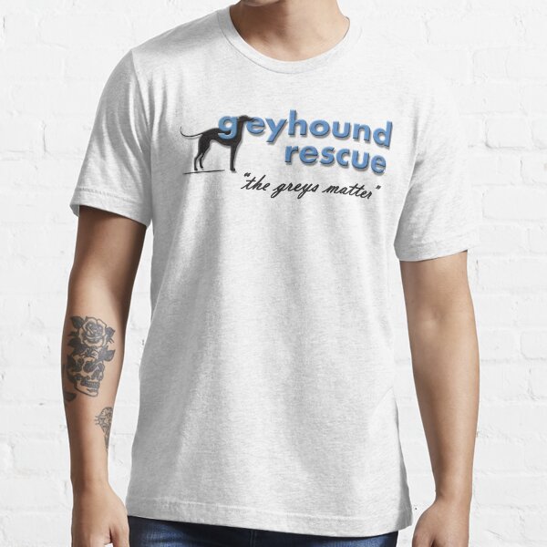 "Greyhound Rescue Logo #3" T-shirt for Sale by GreyhoundRescue ...