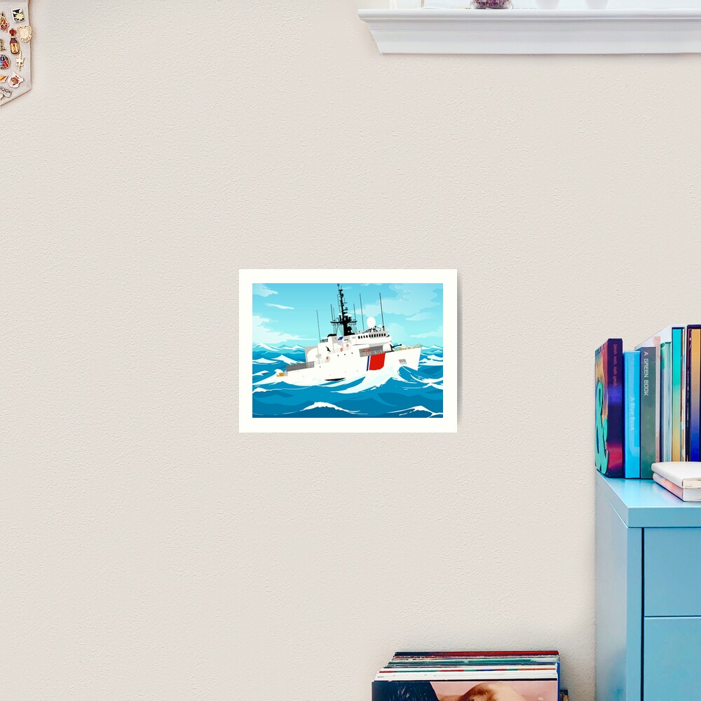 "USCG Asset Portraits - 270 WMEC Famous Class Cutter" Art Print for ...