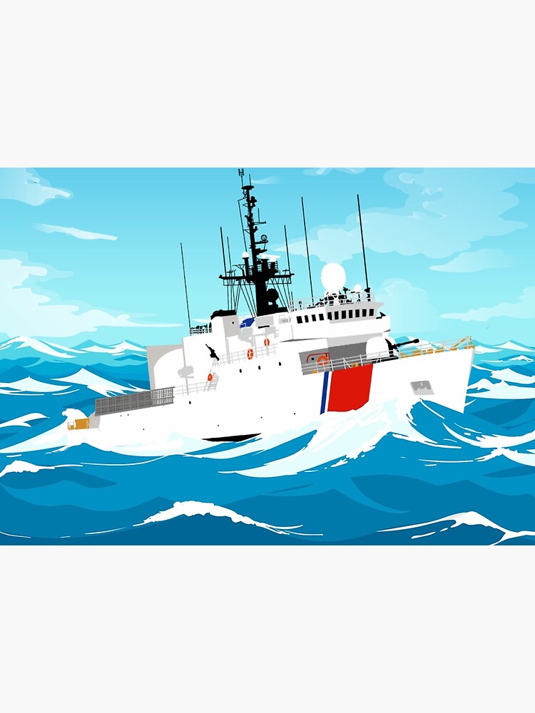 "USCG Asset Portraits - 270 WMEC Famous Class Cutter" Art Print for ...