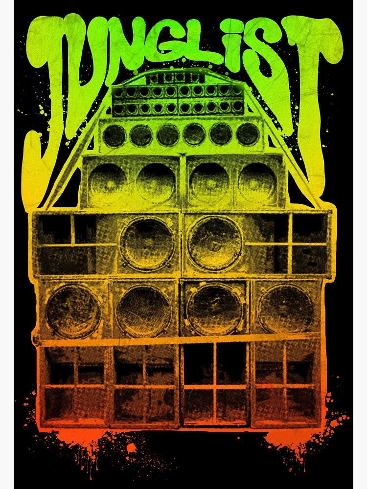"Champion Sound Junglist" Sticker for Sale by KORAX1978 | Redbubble