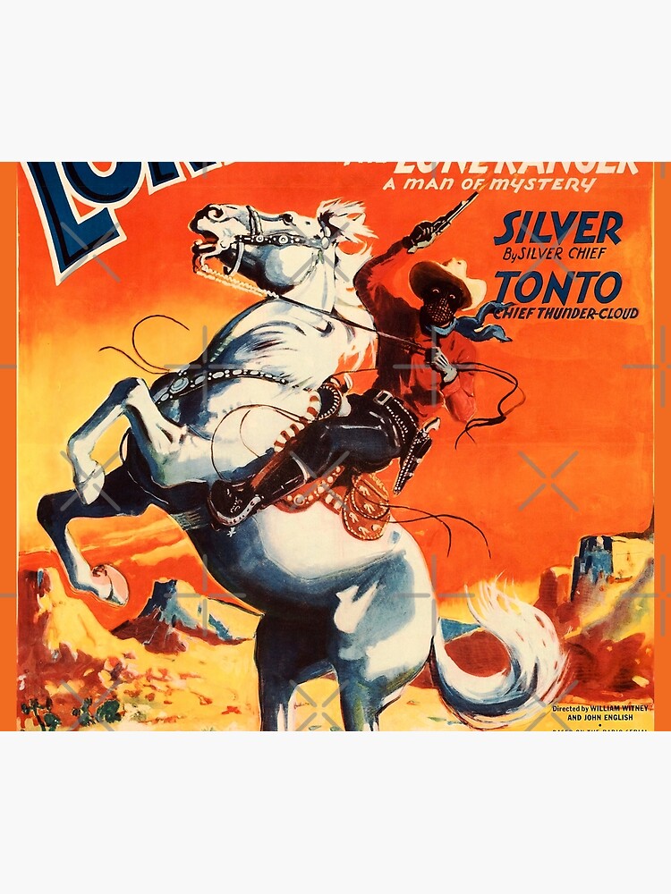 "LONE RANGER 1938 MOVIE POSTER" Tapestry by VINTAGEGARAGE | Redbubble