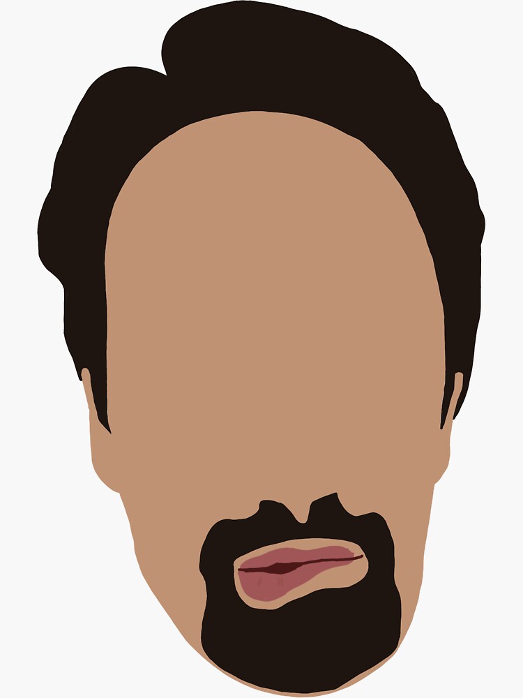 "Lin-Manuel Miranda Biting Lip Sticker" Sticker by sagemakes | Redbubble