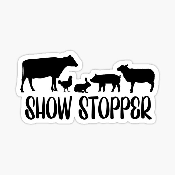 "Show Stopper" Sticker for Sale by Craftay | Redbubble