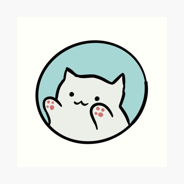 Bongo Cat Art Prints | Redbubble