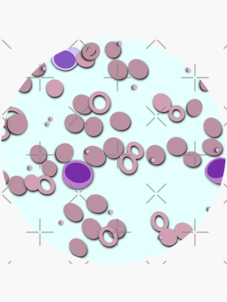 "Lymphocytes Differential Count" Sticker for Sale by niloneye | Redbubble