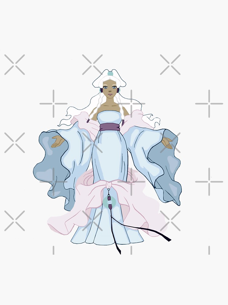 "Princess Yue Moon Spirit Fanart " Sticker for Sale by allenavaart ...