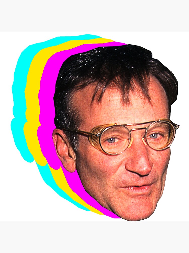 "Robin Williams Sticker" Sticker by ShiiinkySenwa | Redbubble