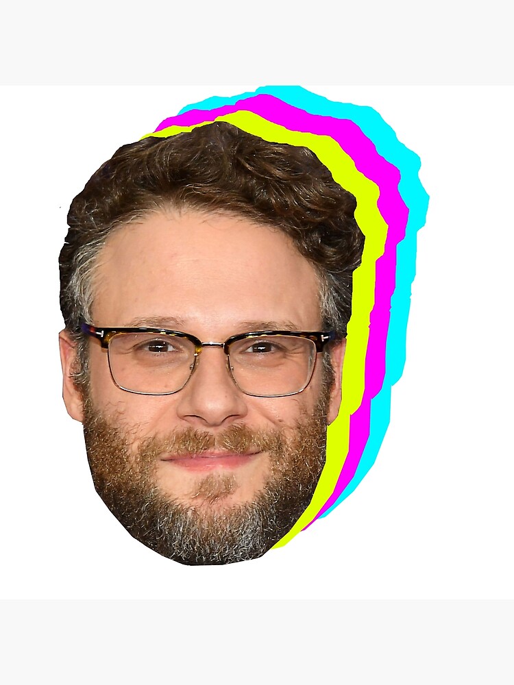 "Seth Rogan Sticker" Poster by ShiiinkySenwa | Redbubble