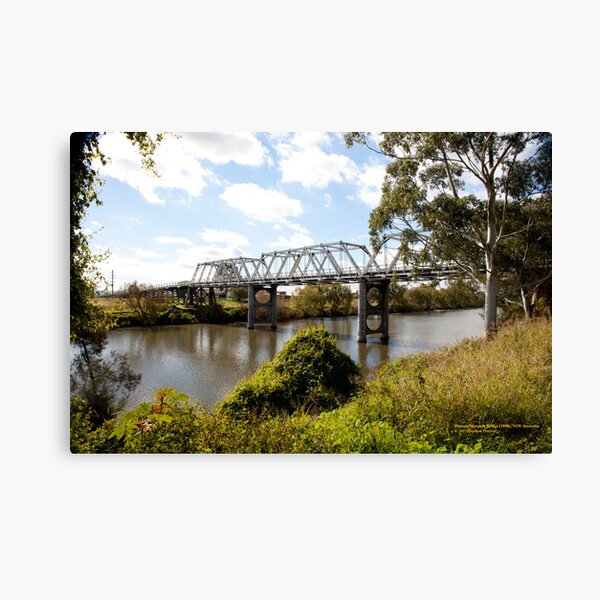 "Historic Morpeth Bridge (1898) over the Hunter River, NSW" Canvas Print for Sale by SNPenfold ...