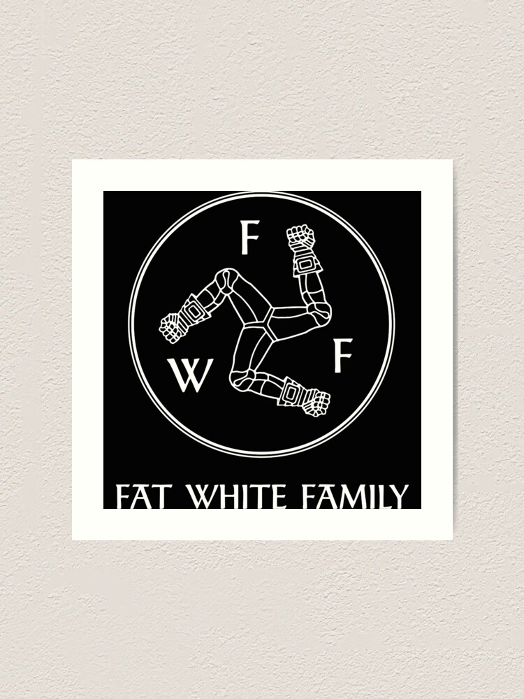 "Fat White Family Logo" Art Print for Sale by lithoman2 | Redbubble