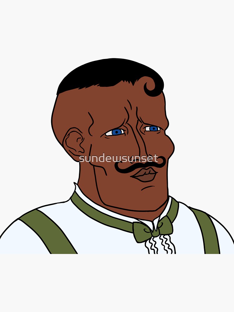 "Handsome Dudley" Sticker for Sale by sundewsunset | Redbubble