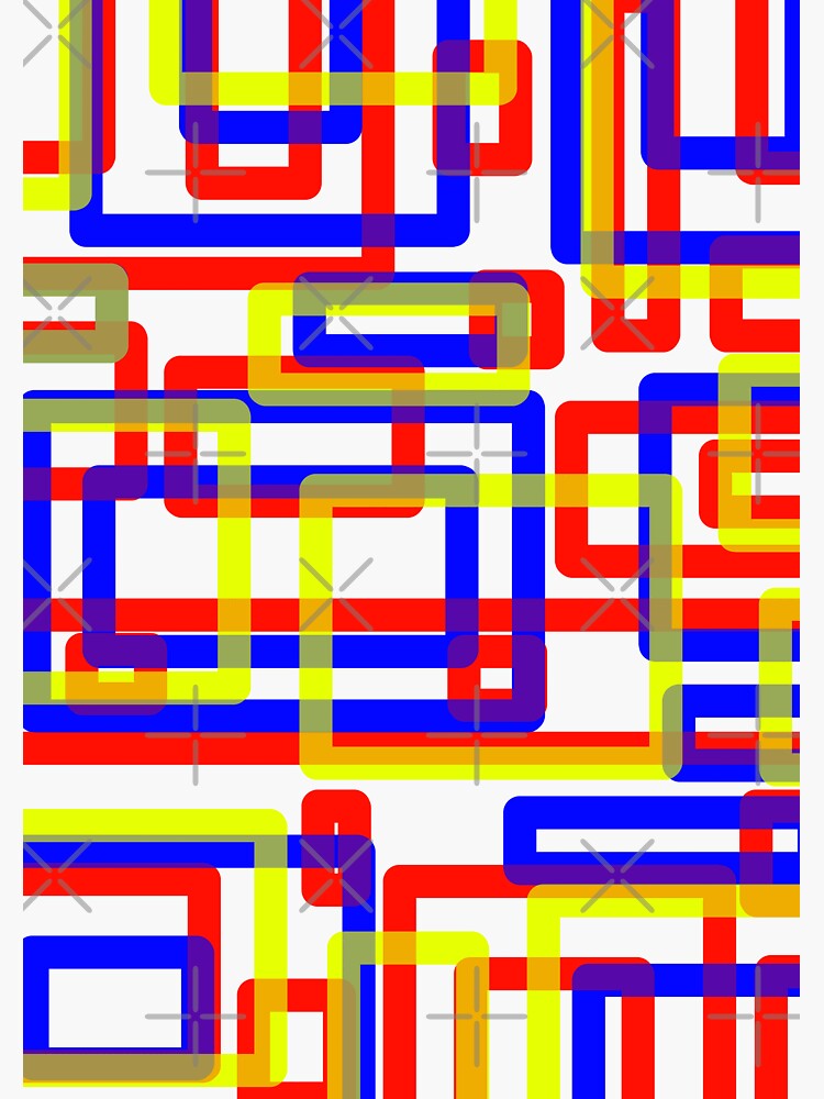 "tri color" Sticker for Sale by jadaBees | Redbubble