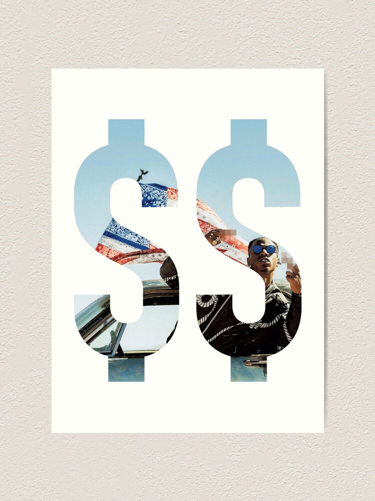 "All American Bada$$ Logo" Art Print for Sale by SilvaDesigns | Redbubble