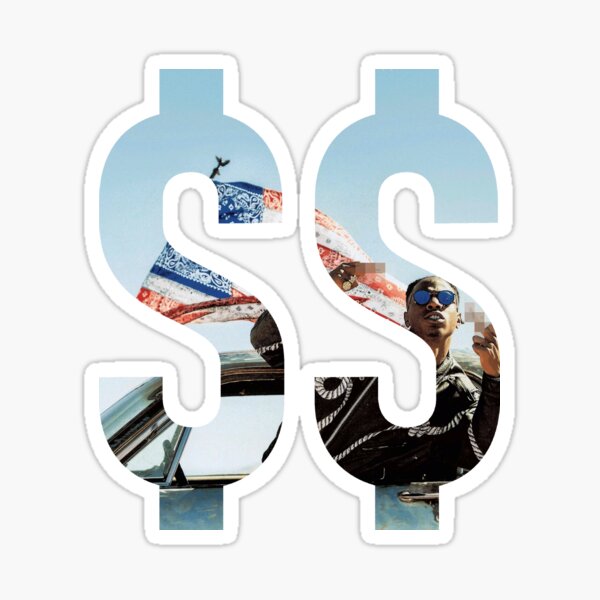 "All American Bada$$ Logo" Sticker for Sale by SilvaDesigns | Redbubble