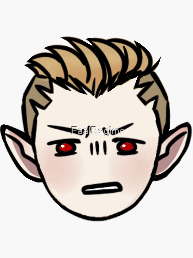 "VICTOR - Character Design" Sticker by FaalRegime | Redbubble