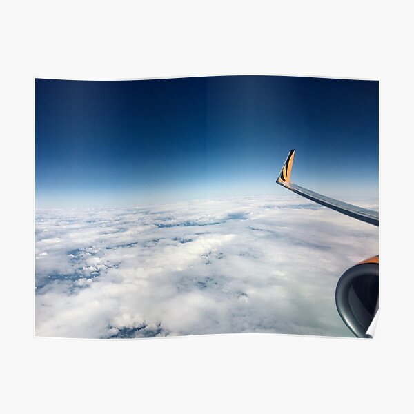 "Through airplane window" Poster for Sale by YasminMaitan | Redbubble