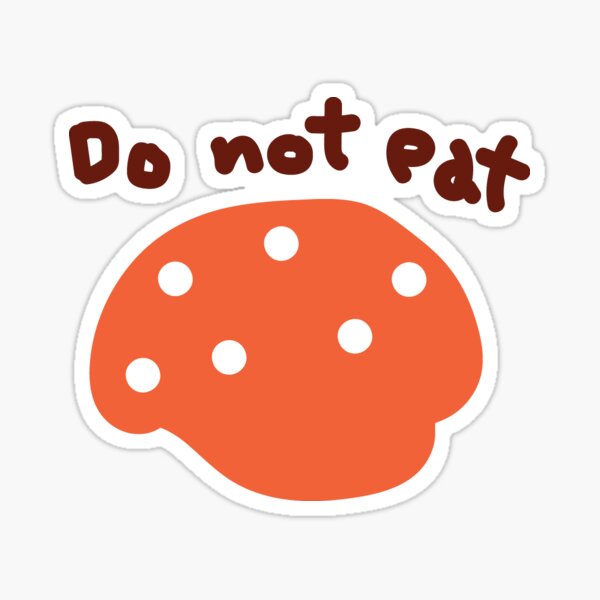 "Do not eat" Sticker by ellealbert | Redbubble