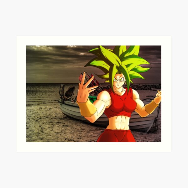 "Dragon Ball Super Kefla Fusion" Art Print for Sale by carvenlebrun ...