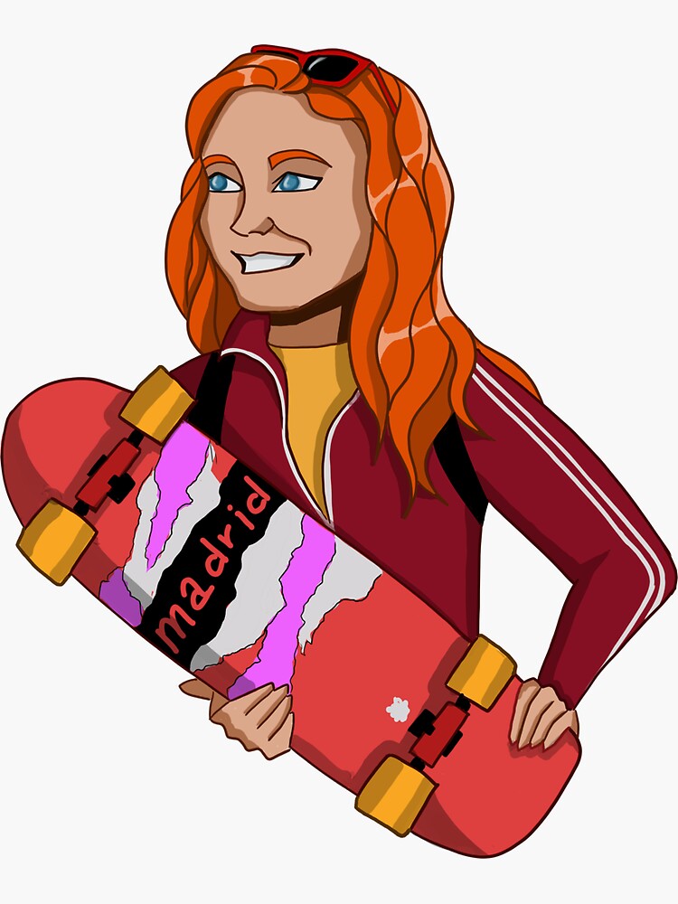 "Max Mayfield Stranger Things" Sticker by deecker | Redbubble