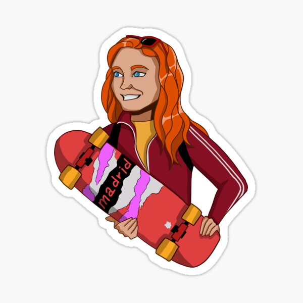 "Max Mayfield Stranger Things" Sticker by deecker | Redbubble